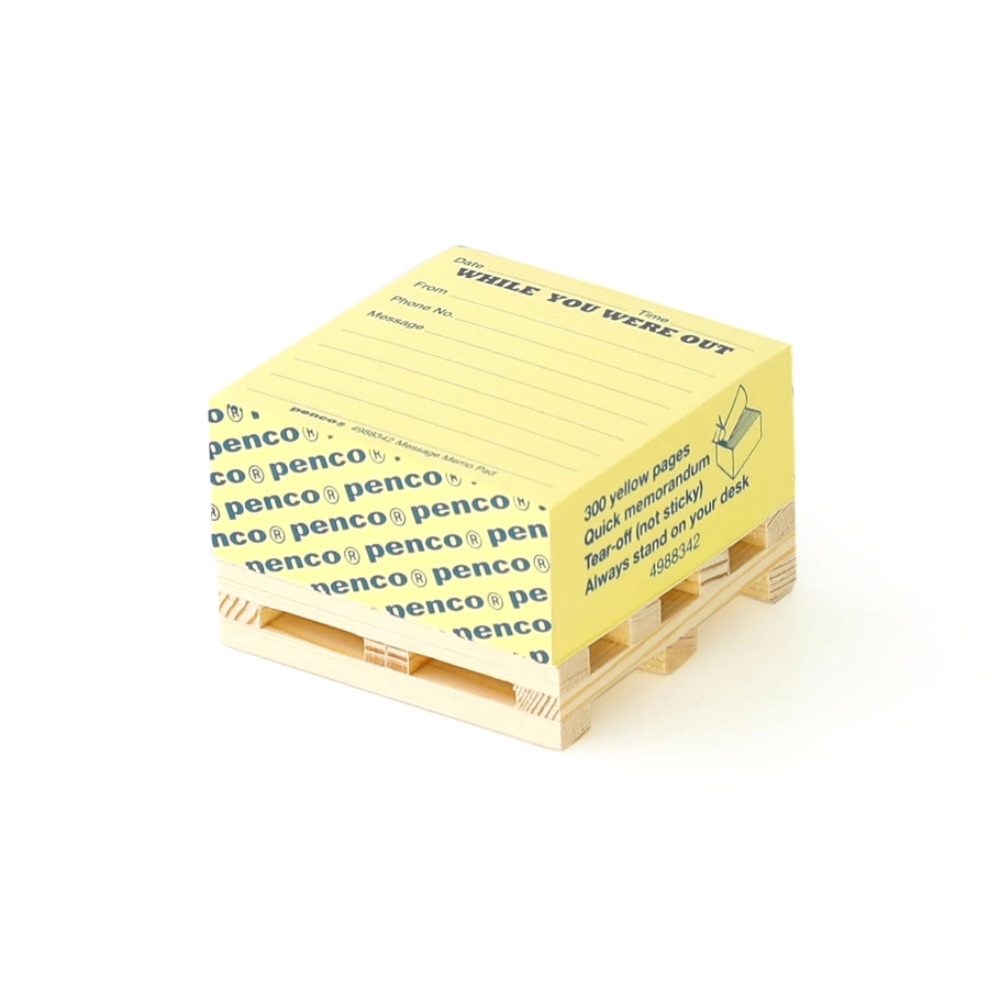 Memo Block on Pallet (B) Blue