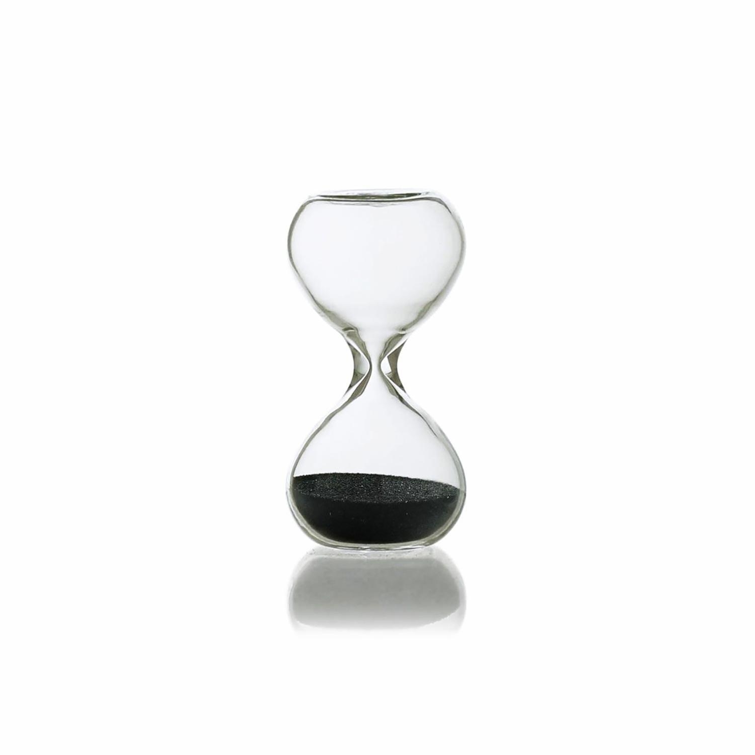 Miniature Hourglass Black