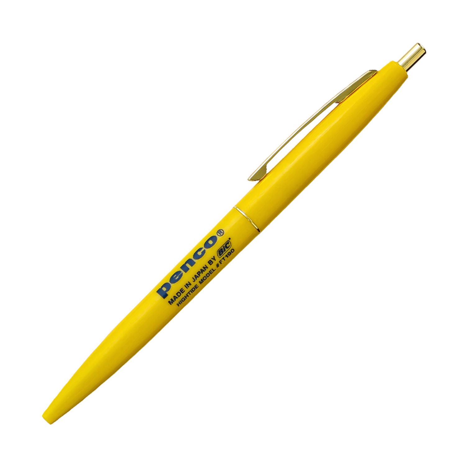 Knock Ballpoint Pen Yellow